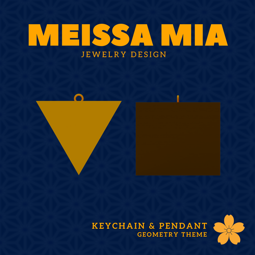 🗝️ 12. Triangular Prism – 19. Prisms Antiprisms Pendant and Keychain ...