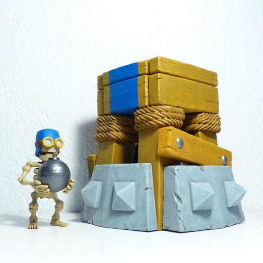 STL file Figure of Bomb Tower Clash Royale 💣 ・3D print object to ...