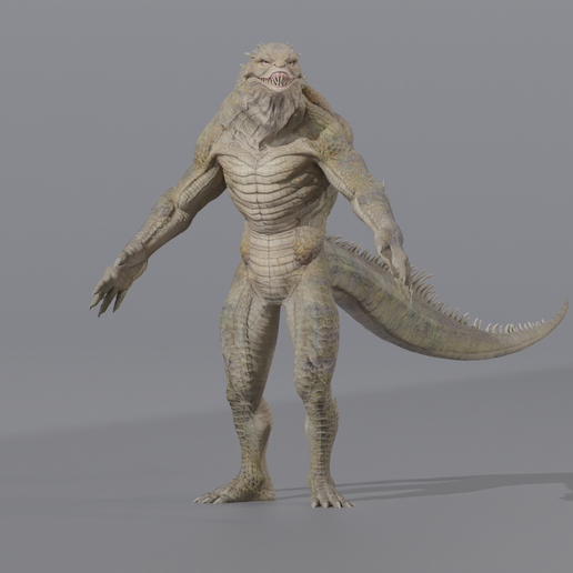 STL file Giant Lizard rigged - Blender file and STL file included 🦎 ...