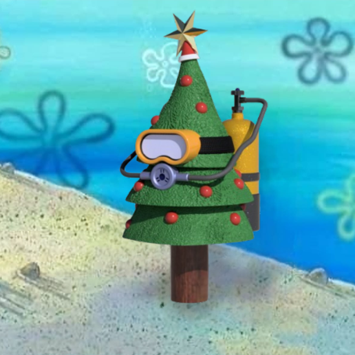 spongebob tree ornament