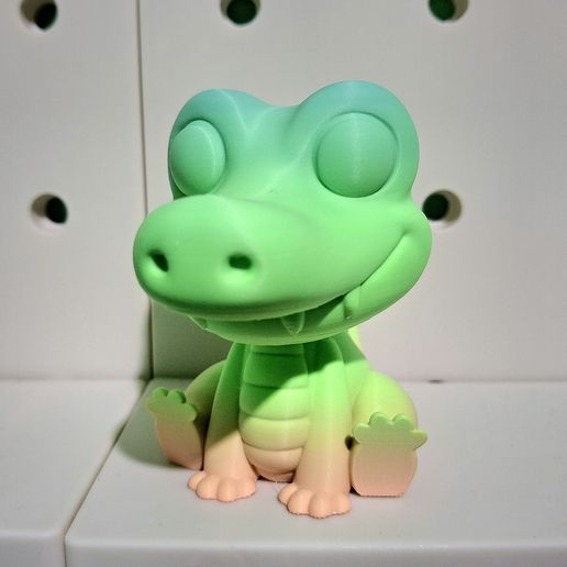 👶 Cute Baby Crocodile 3D print model・ 3D File for 3D printing・Cults
