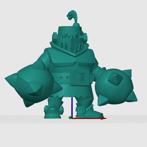 👾 Mega knight Clah royale・ STL File for 3D printing・Cults