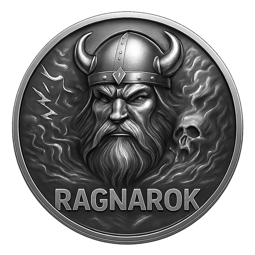 🪙 RAGNAROK VIKING COIN TOKEN WALL ART・ STL File for 3D printing・Cults