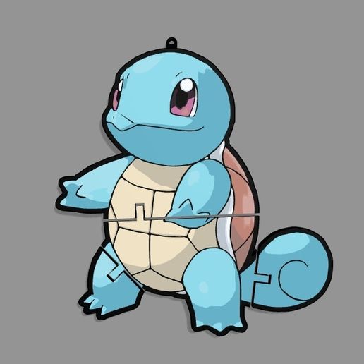 🐉 Articulated initial Pokemon's・ 3MF File for 3D printing・Cults