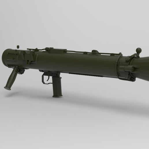 🪖 Carl Gustaf 8.4 cm recoilless rifle・ OBJ File for 3D printing・Cults