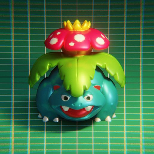 🆓 [FREE] Venosaur Stylized Printable - STL & 3MF・Free 3D File for 3D ...