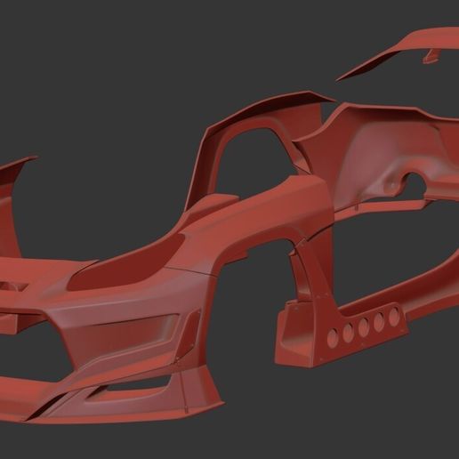 🚗 Toyota GR86 RZ Pandem Aero kit・ 3D File for 3D printing・Cults