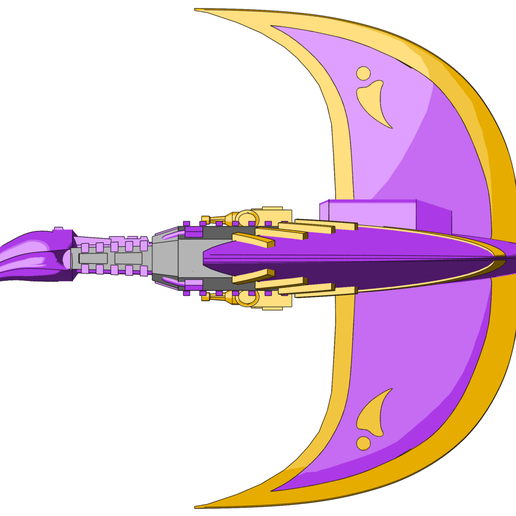 ♟ Centauri Vorchan Attack Cruiser・Free STL File for ・Cults