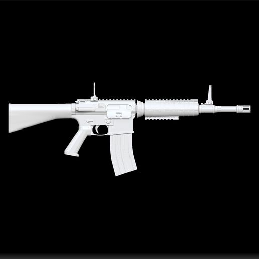 🔫 m4 - assault m4 - rifle m4 - 3D model m4 - stl m4 - weapon・ STL File ...