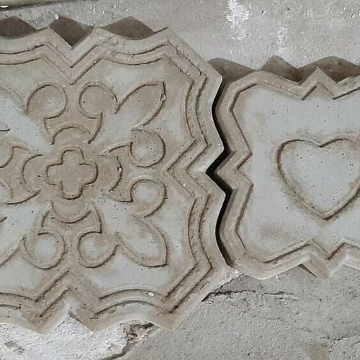 Free 3MF file artistic tile mold for cement 🌳 ・3D print design to ...
