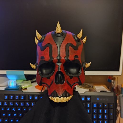 💀 Darth Maul Skull - 3D Print Files・3D Print with the Ender 3 pro 3D ...