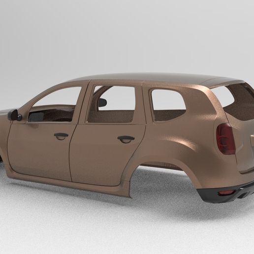 STL file STL model Dacia Duster 313mm wheelbase axial 🎨 ・Design to ...