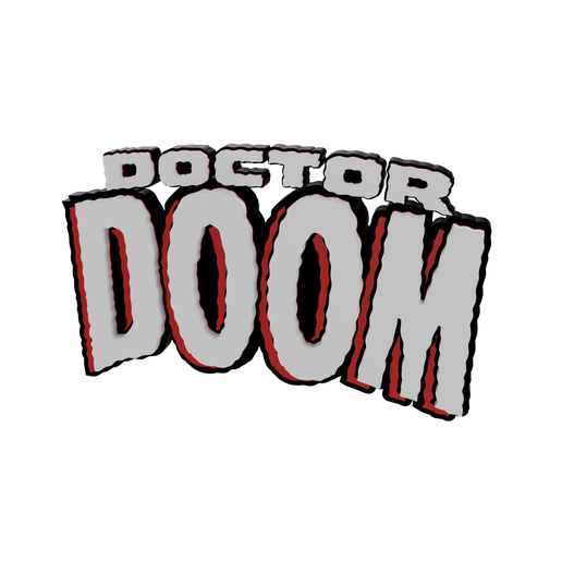 🩺 3D MULTICOLOR LOGO/SIGN - Doctor Doom (Classic Comic Book)・ STL File ...