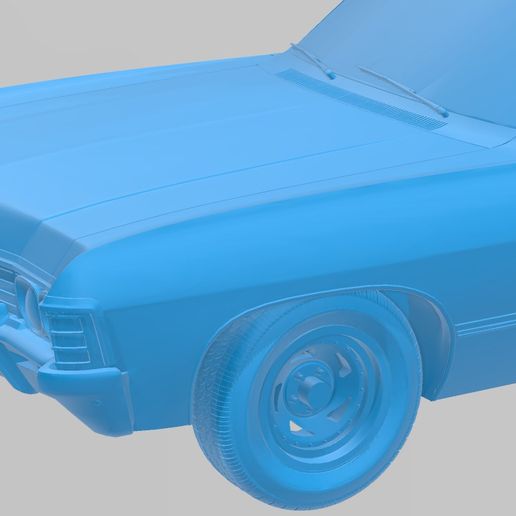 👽 STL IMPALA SEDAN 1967 - SUPERNATURAL・ STL File for ・Cults