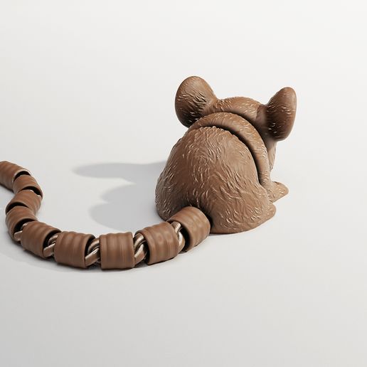 🐁 Articulated Flexi Mouse・Free STL File for 3D printing・Cults