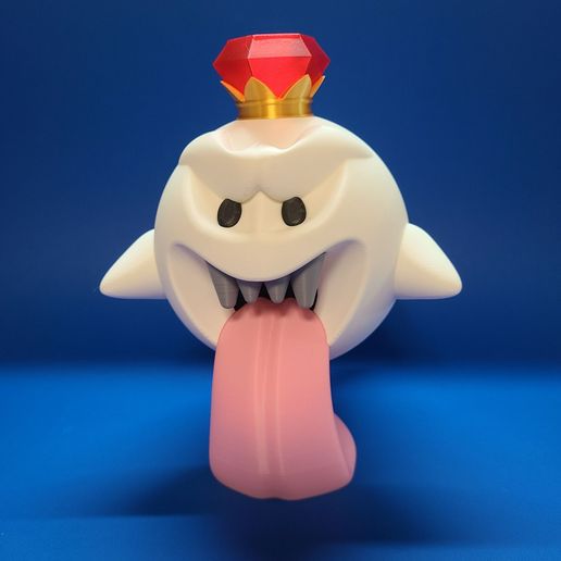 🤴 King Boo M&M container stash pot・ STL File for ・Cults