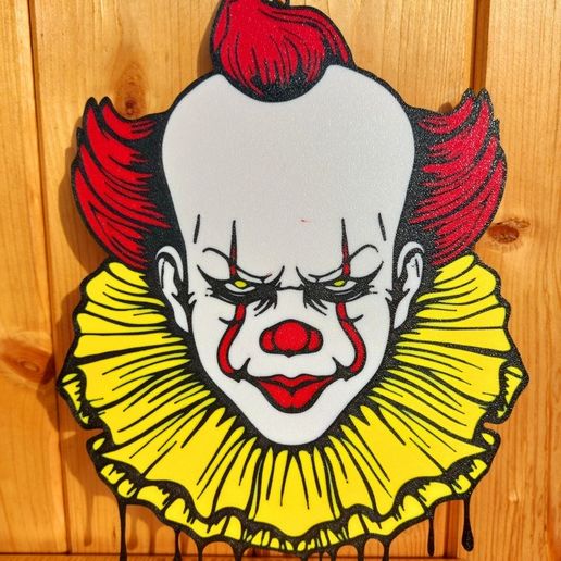 🤡 Hallowen scary clown window decoration・Free 3D File for ・Cults