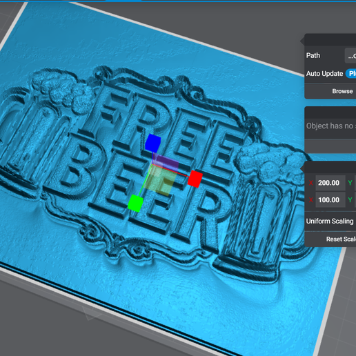 🆓 FREE BEER Sign Fun Home Decor Wall Art・ STL File for 3D printing・Cults