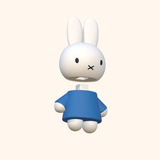 🧞‍♂️ Miffy・Free STL File for 3D printing・Cults