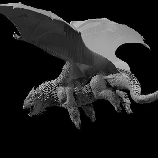 🐉 White Dragon 2025・Free STL File for 3D printing・Cults