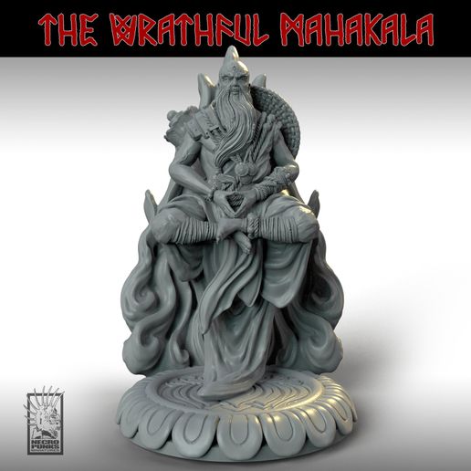 🕍 BUNDLE#14 - The Wrathful Mahakala・ 3D File for 3D printing・Cults