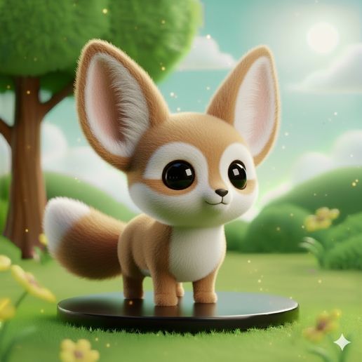 fennec fox cute chibi