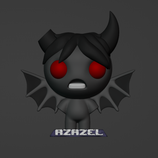🎲 the binding of Isaac Azazel・Free STL File for ・Cults