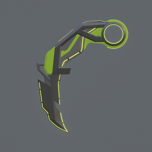 🗡️ Valorant RGX Karambit | Detailed・ STL File for 3D printing・Cults