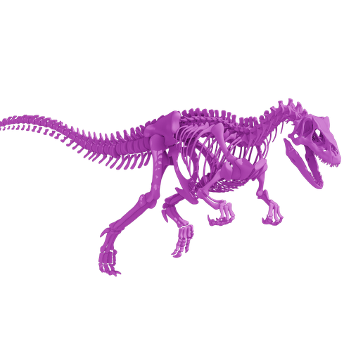 💀 Allosaurus: Complete skeleton・ STL File for 3D printing and CNC ...