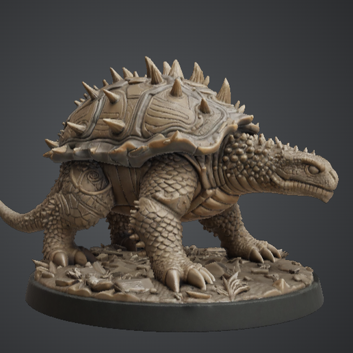 👽 Spiked Stoneback Behemoth・Free STL File for 3D printing・Cults