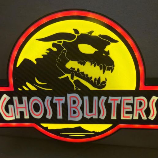 ghostbusters logo light