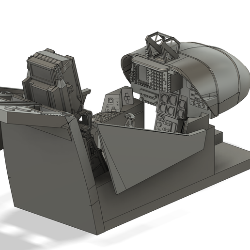️ 1/72 AV-8B Harrier II early cockpit upgrade set・ STL File for 3D ...