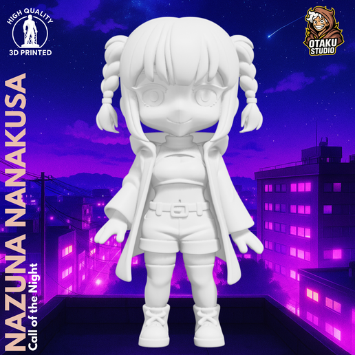 🤙 Chibi Nazuna Nanakusa – Call of the Night Fan Art 3D Model・ STL File ...