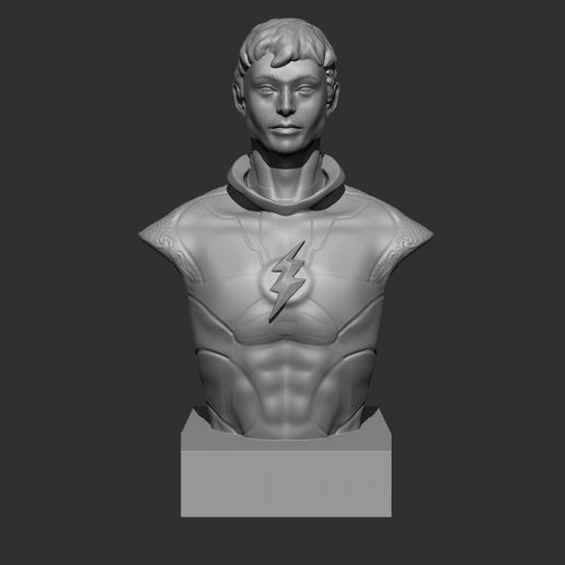 STL file The Flash bust 👤 (OBJ)・3D printing model to download・Cults