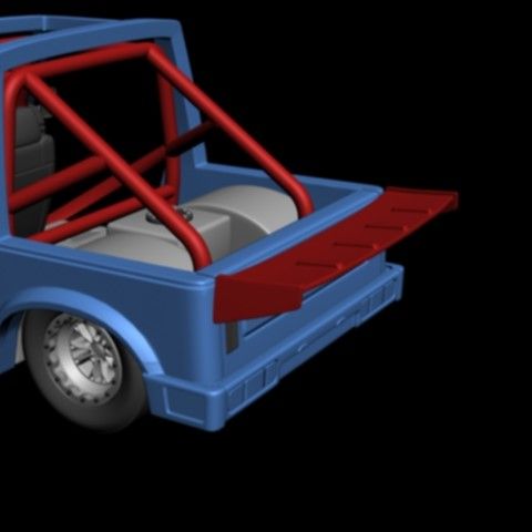 🪶 DRAG WING for 1/64 Custom・ STL File for 3D printing・Cults