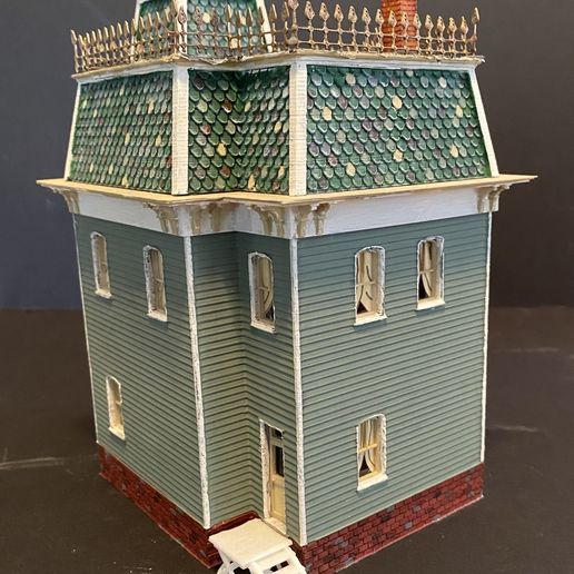 🏠 HO SCALE VICTORIAN HOUSE "THE BATES HOUSE"・ STL File for 3D printing ...
