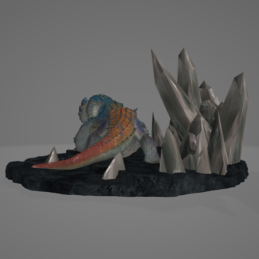 👹 MONSTER HUNTER DODOGAMA FIGURE・ STL File for 3D printing・Cults