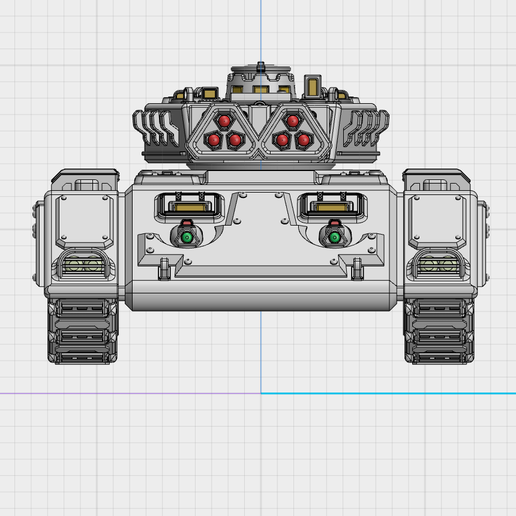 STL file Battletechnology Decan DEC-4D Tank 🪖 ・Template to download and ...