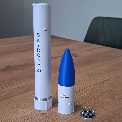 🚀 Skyrora XL Rocket 1:72 Scale・Free 3MF File for 3D printing・Cults
