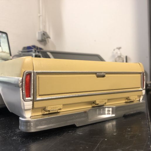 🚙 Bodywork 1/10 FORD F100 1970 wheelbase 313・ STL File for ・Cults
