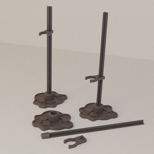 👹 Monster-Style Doll Stand・ 3D File for 3D printing and CNC machining ...