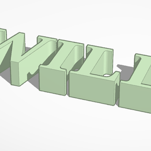 👽 NOMBRES / NAMES・ STL File for 3D printing・Cults
