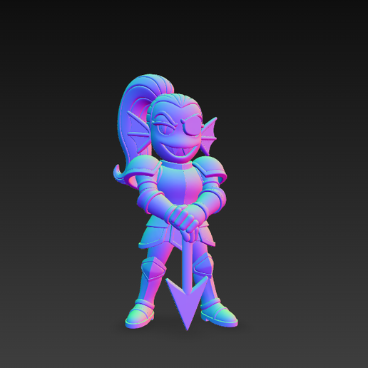 ️‍🔥 Armored undyne Undertale・ STL File for 3D printing・Cults