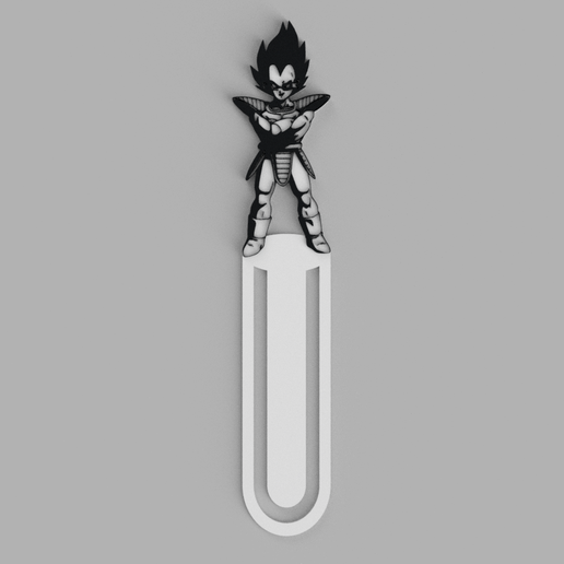 🎒 Vegeta Logo Bookmarks・Free STL File for 3D printing・Cults