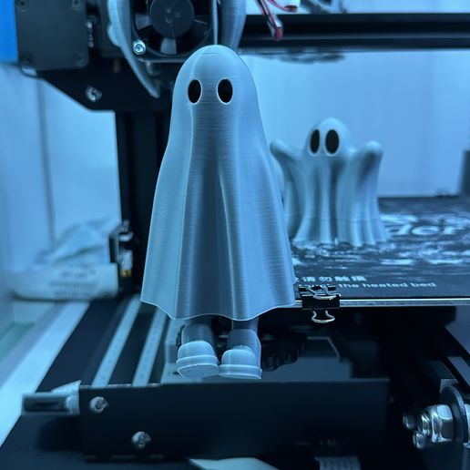 3D print ZOU GHOST - GHOST WITH LEGS • made with Creality Ender 3・Cults