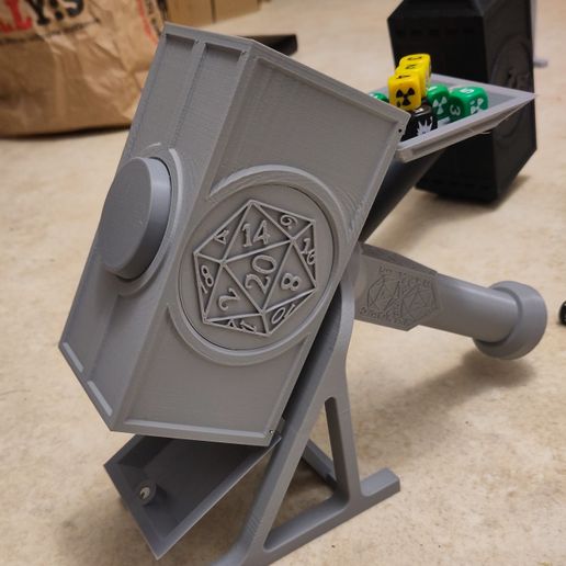 🎲 Dice Hammer (Dice tower and dice jail)・ STL File for 3D printing・Cults