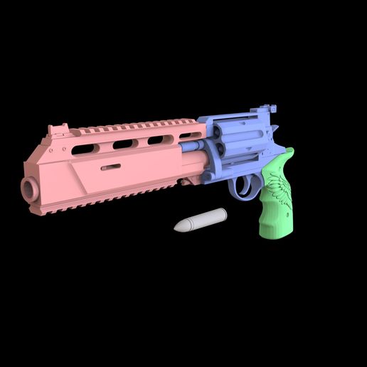 ☣️ RE 9: Requiem – Leon’s “Requiem” Revolver 3D model for cosplay・ STL ...