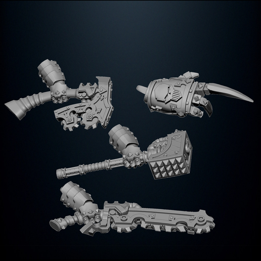 🎲 Steel fighters knights commander・ 3D File for ・Cults