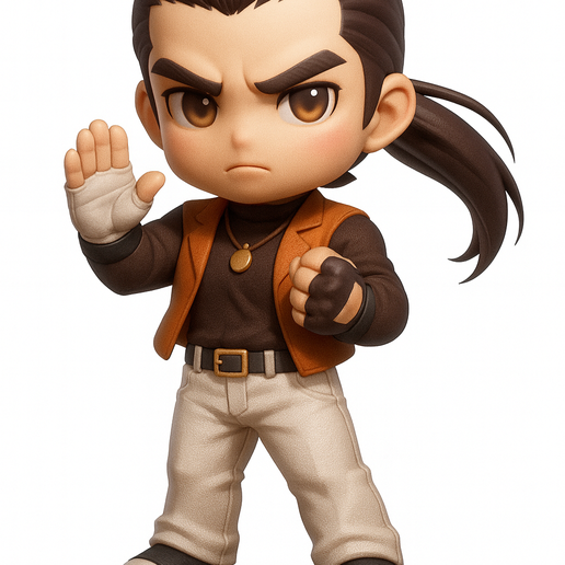🤴 Team Robert/Ryo/Yuri KOF Chibi・ STL File for 3D printing・Cults