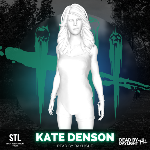 😵 Kate Denson - Dead By Daylight・Archivo STL para Impresión 3D・Cults